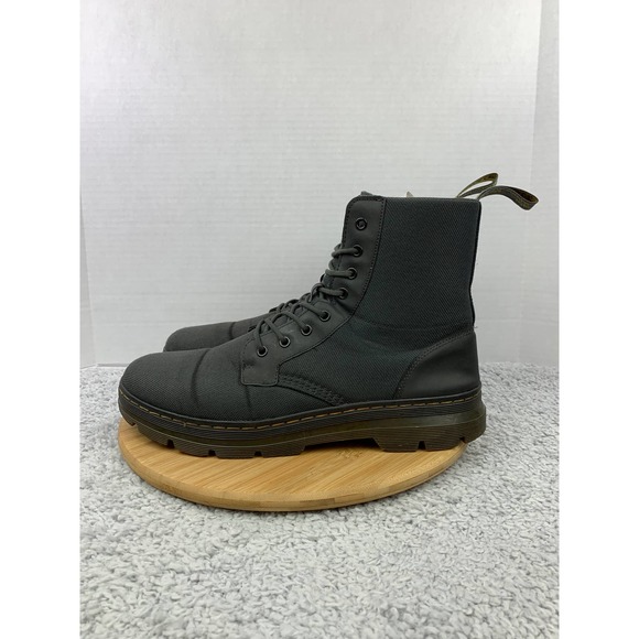 Dr. Martens | Shoes | Dr Martens Combs Boots Mens 4 Gray Combat Poly ...